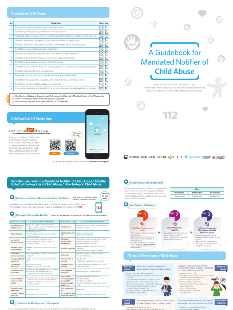 Child Abuse Reporting App Guide | PDF | Child Abuse | Child Protection