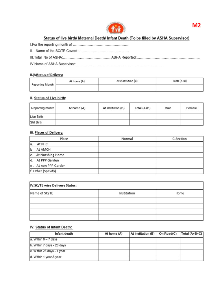 Blank M2 | PDF | Public Health | Childhood