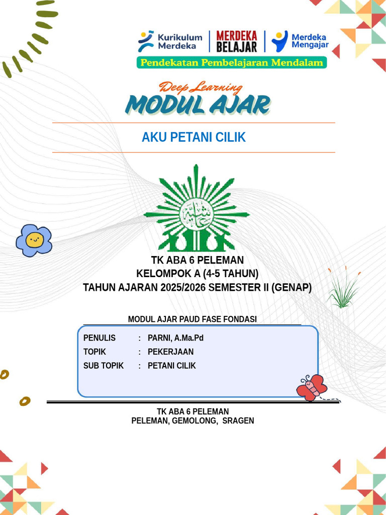 TK A Smt2 18 Petani Cilik | PDF