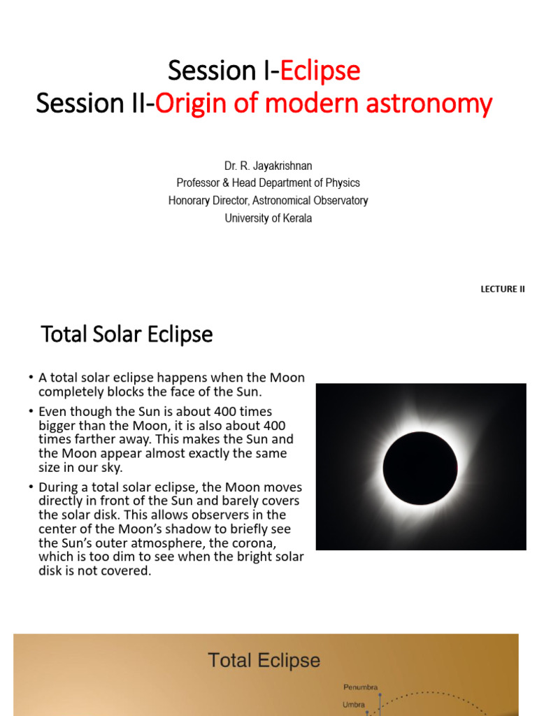 Foundations of Astronomy Lecture II | PDF | Solar Eclipse | Heliocentrism