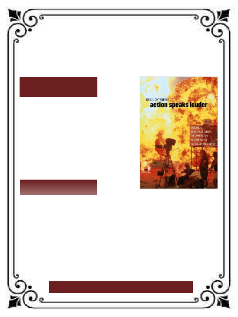 Action Speaks Louder Violence Spectacle and the American Action Movie ...