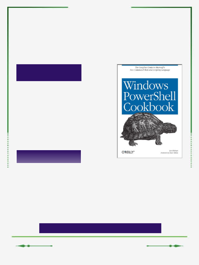 Windows Powershell Cookbook for Windows Exchange 2007 and MOM 1st ...