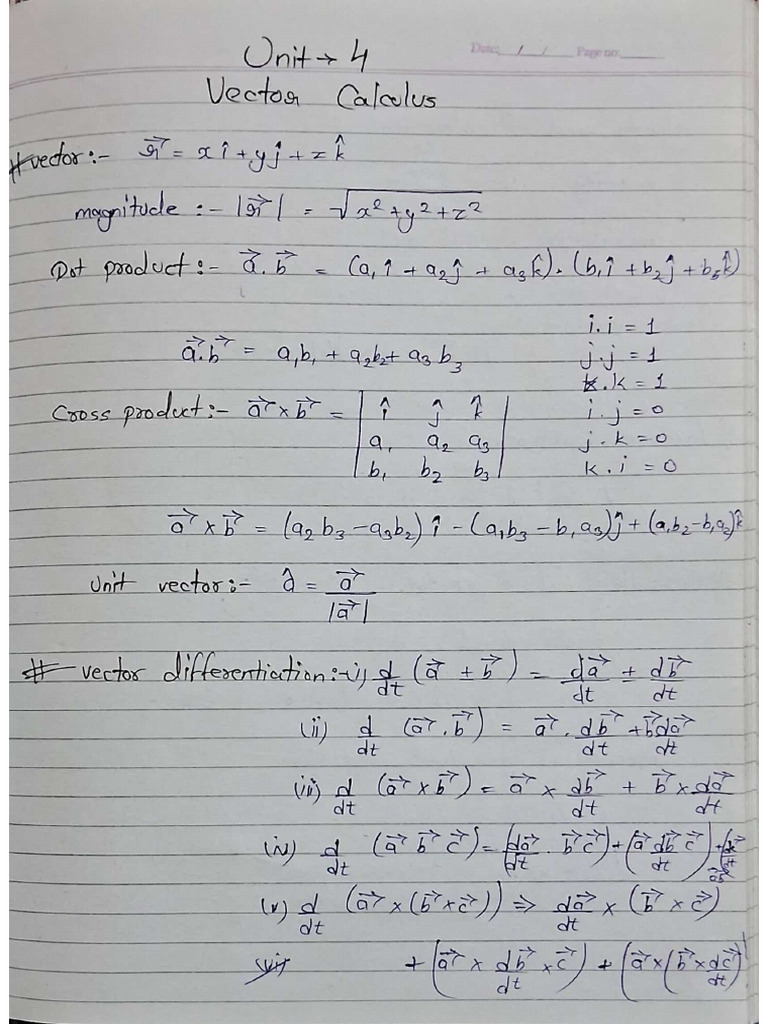 Maths Unit 4 | PDF