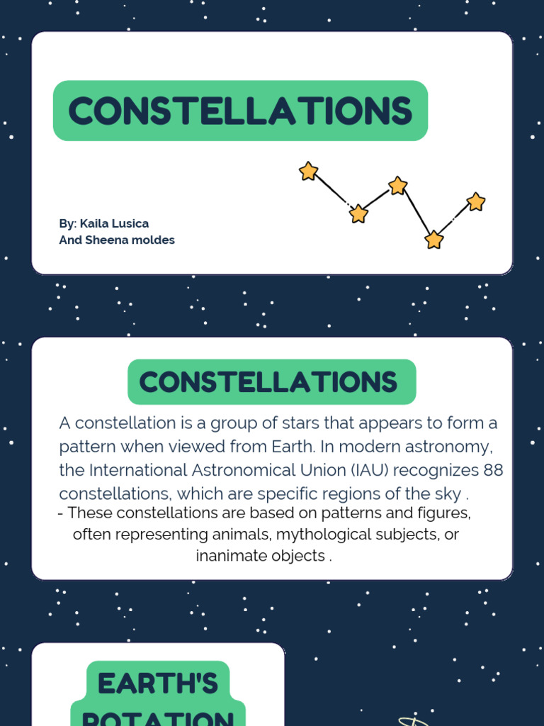 Understanding Constellations and Motion | PDF | Constellation | Zodiac