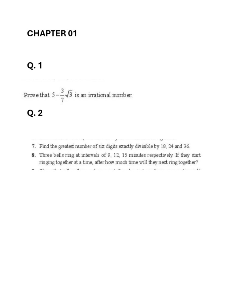 Chapter 1,2,3 Maths in PDF | PDF