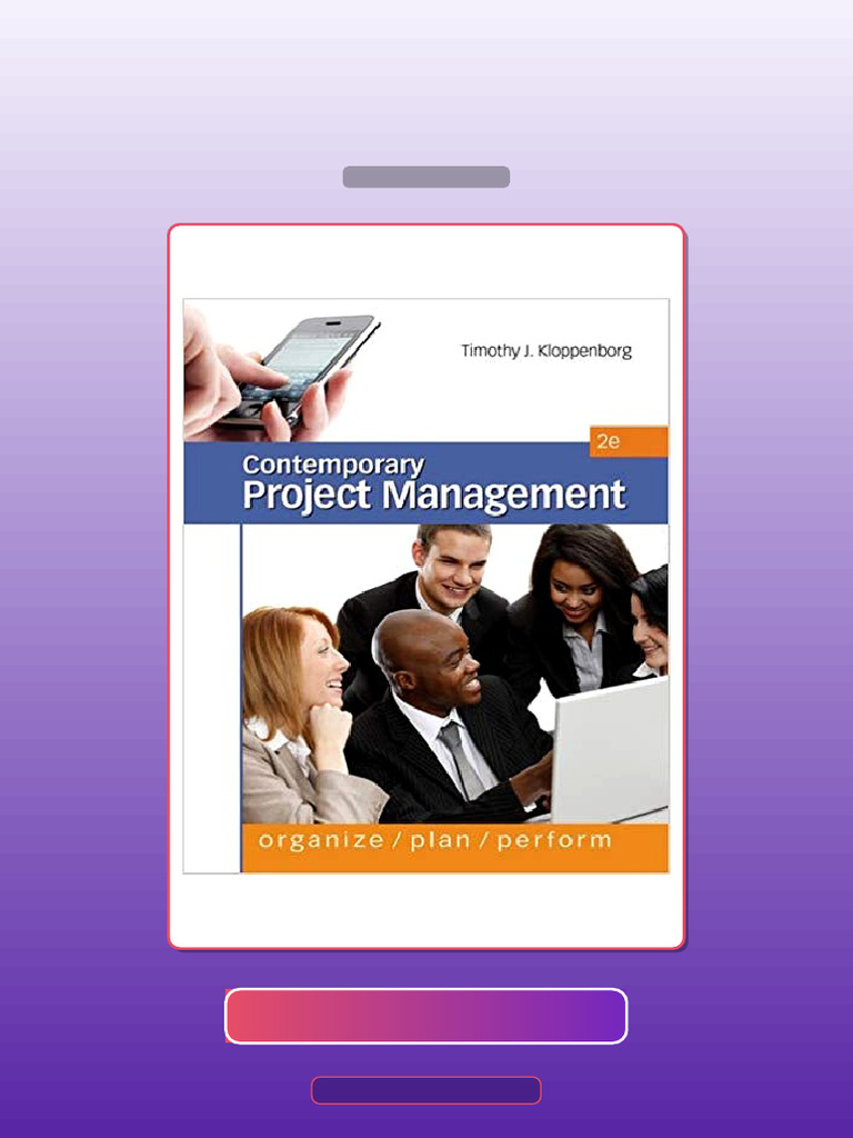 Test Bank for Contemporary Project Management 2nd Edition by Timothy J ...