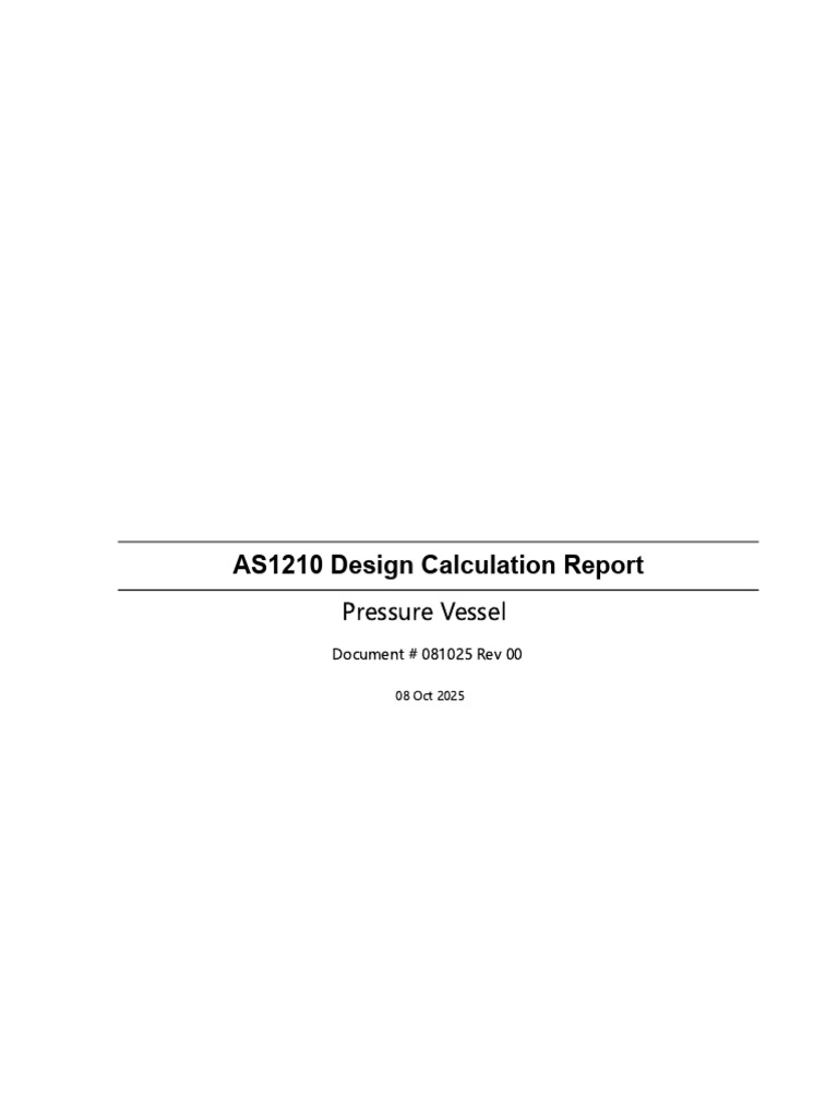 AS1210 Design Calcs 00553STO | PDF | Strength Of Materials | Pascal (Unit)