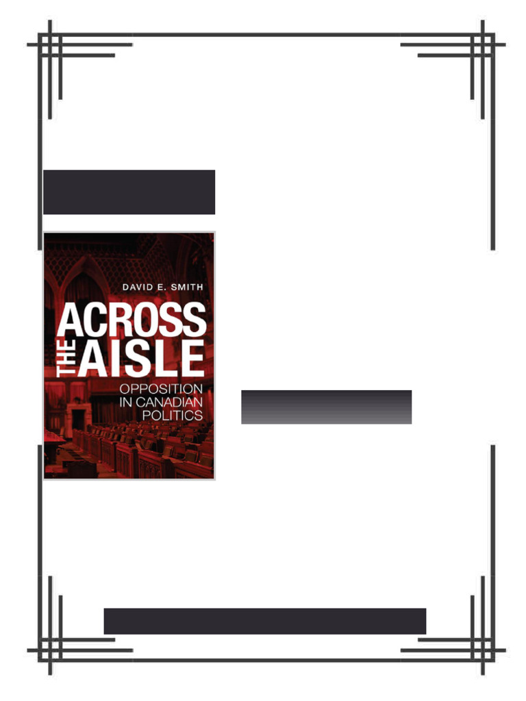 Across the Aisle 1st Edition David E. Smith ebook with chapters ...
