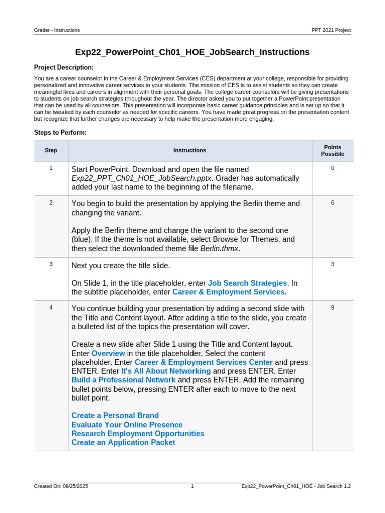 Job Search Strategies PowerPoint Guide | PDF | Microsoft Power Point ...