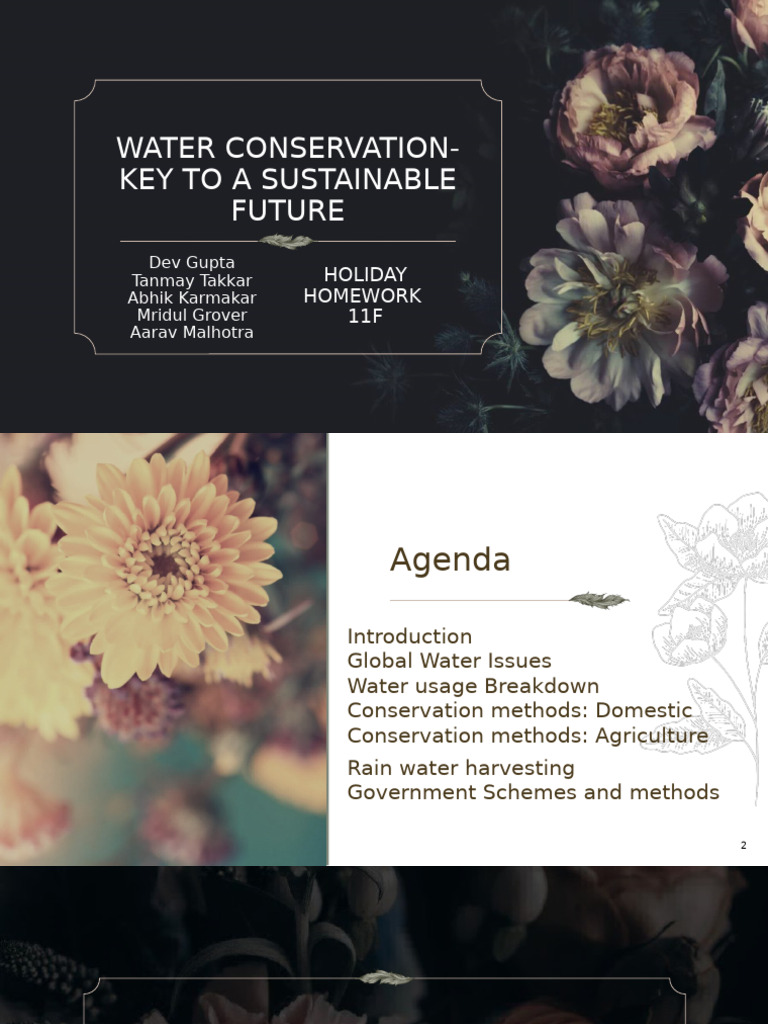 Water Conservation for a Sustainable Future | PDF | Water | Water Scarcity