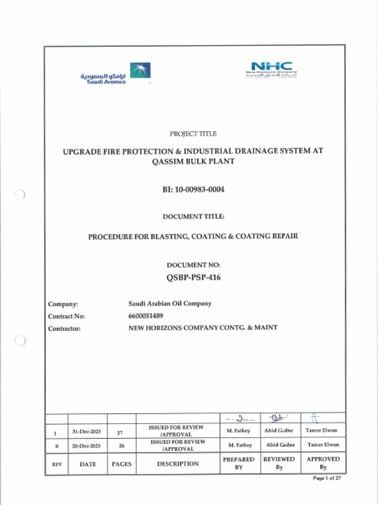 QSBP-PSP-416 Rev.00 | PDF