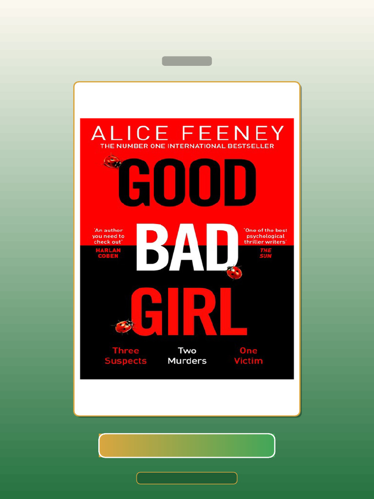 Test Bank for Good Bad Girl Alice Feeney | PDF | Science | Curriculum