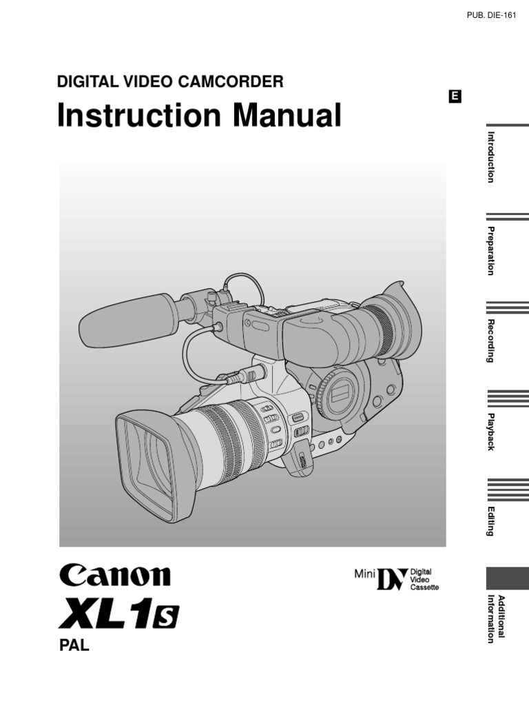 Instruction Manual: Digital Video Camcorder | PDF