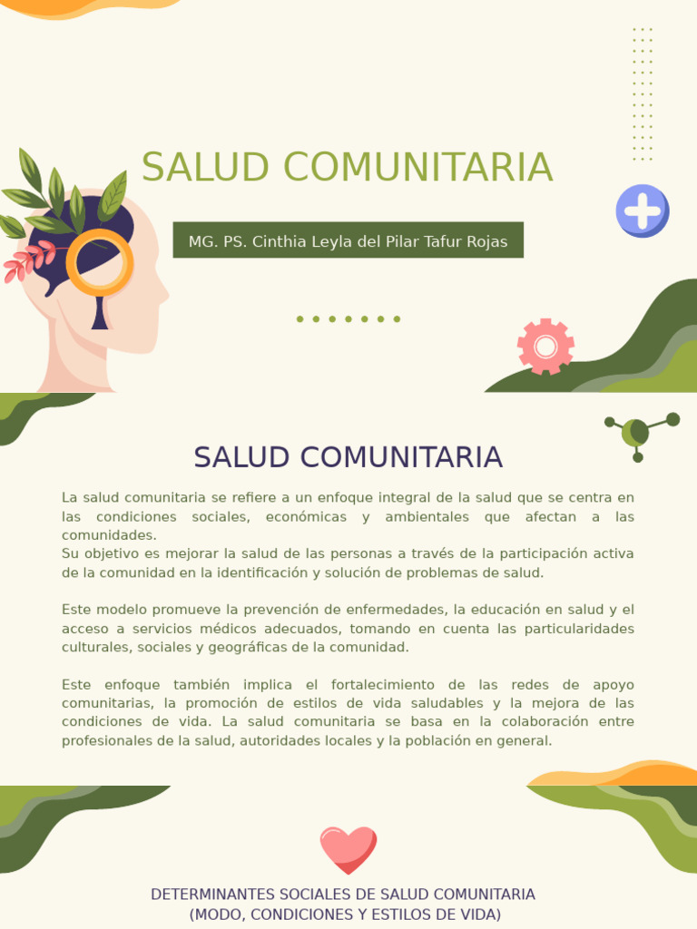 Modulo 1 - Salud Comunitaria | PDF | Seguridad y salud ocupacional | Residuos