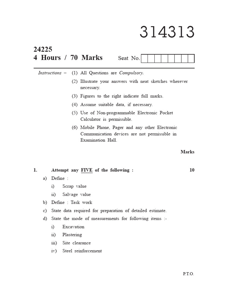 2025 Summer Question Paper | PDF