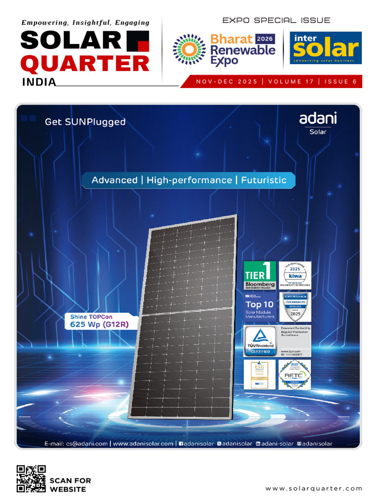 SolarQuarter Dec 2025 Issue | PDF | Renewable Energy | Solar Power