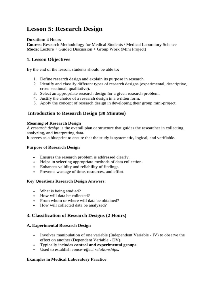 Lesson 5 | PDF | Experiment | Qualitative Research