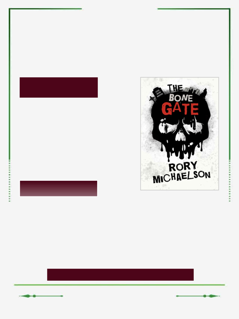 The Bone Gate Lesser Known Monsters 2 1st Edition Rory Michaelson ebook ...