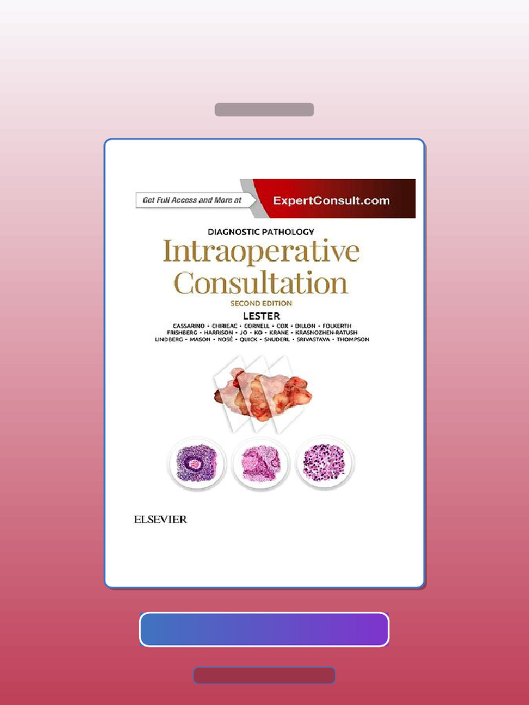 Test Bank for Diagnostic Pathology Intraoperative Consultation 2nd ...