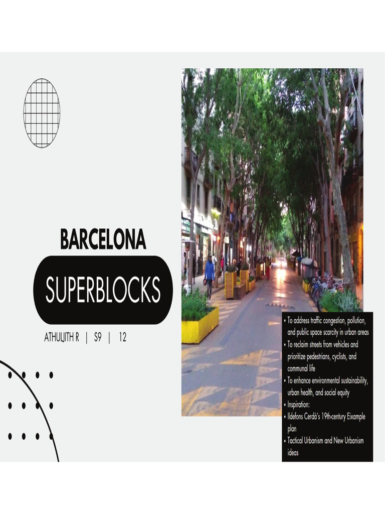 Barcelona Superblocks | PDF