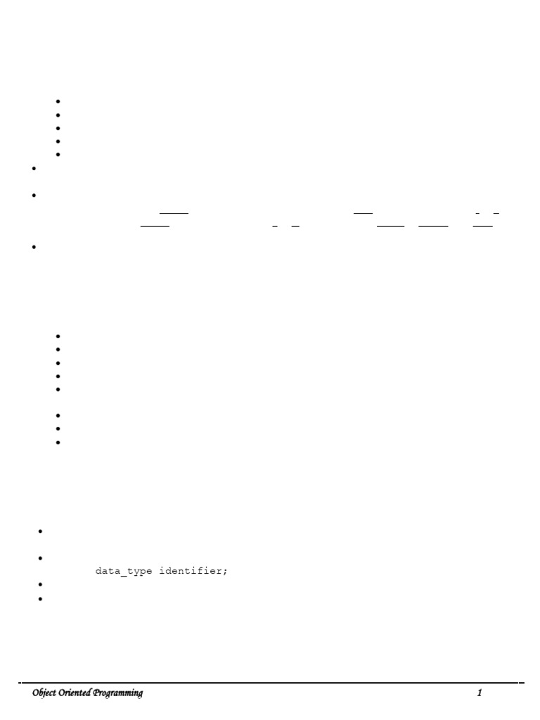 Java Programming: Data Types & Operators | PDF | Data Type | Control Flow