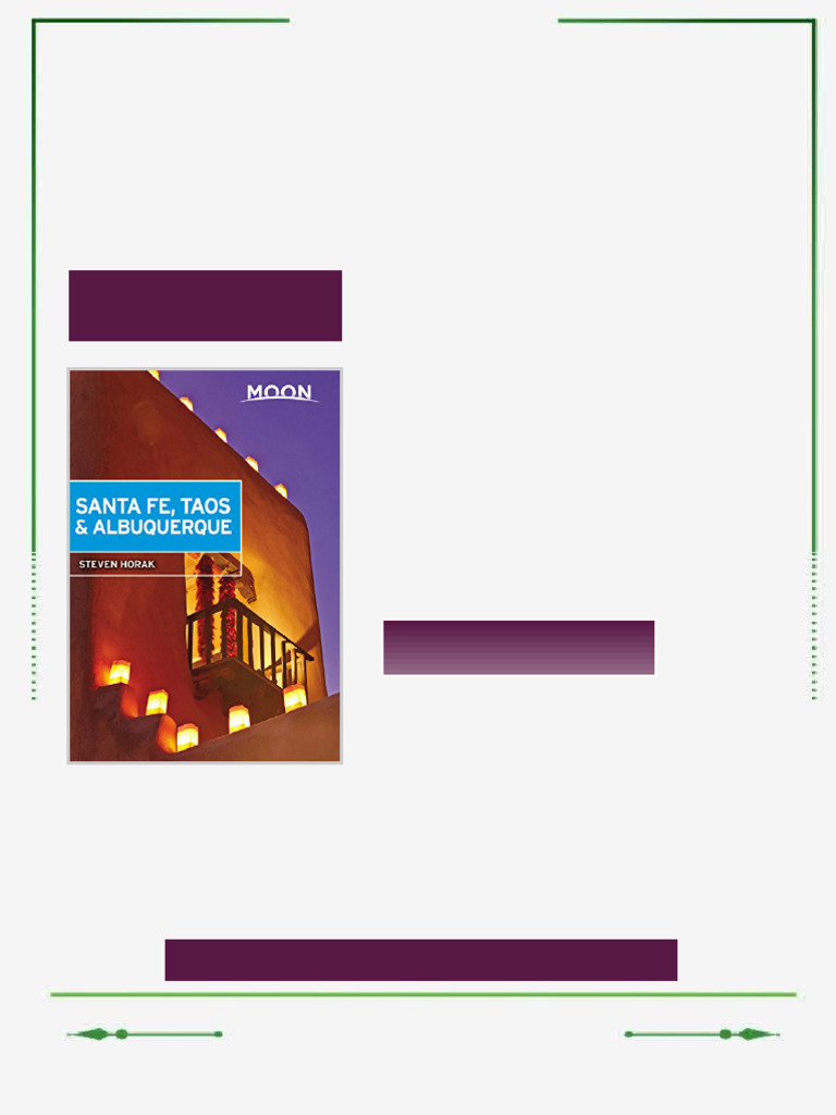 Moon Santa Fe Taos Albuquerque 5th Edition Steven Horak eBook uncut ...