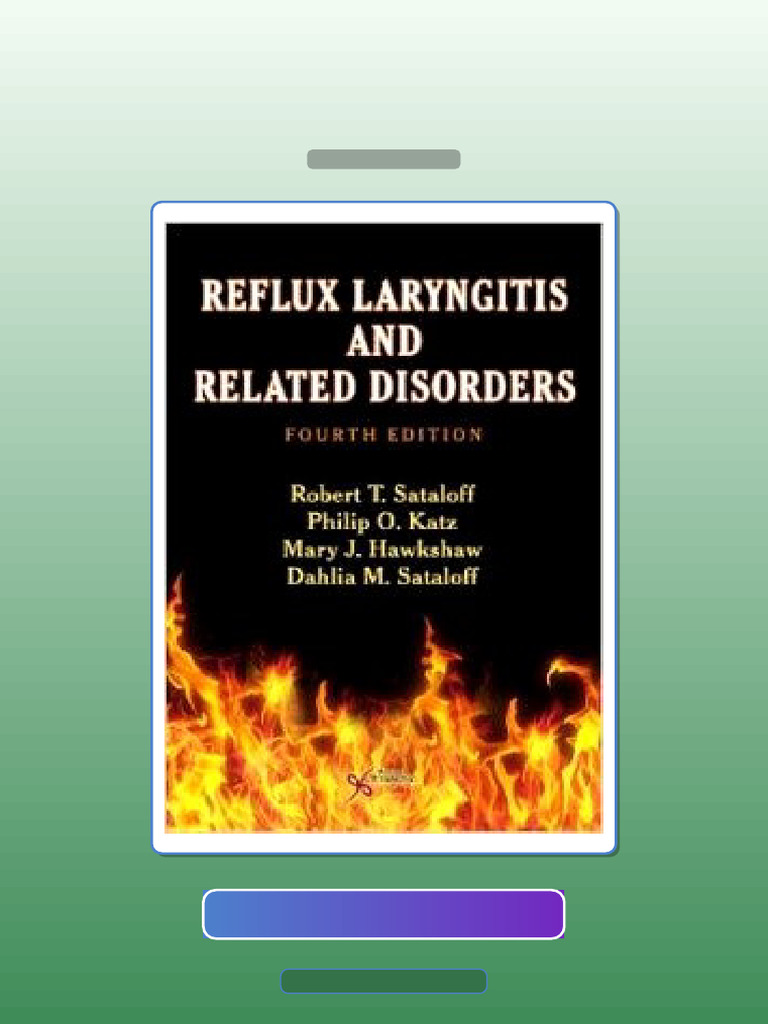 Test Bank for Reflux Laryngitis and Related Disorders 4th Edition | PDF ...