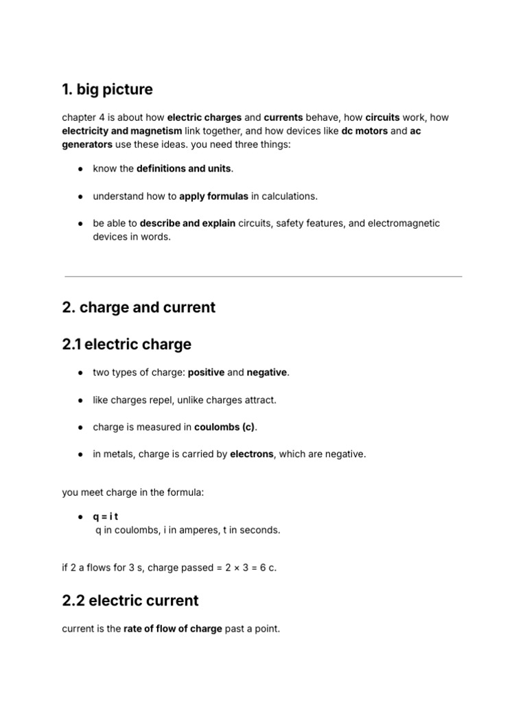Understanding Electric Circuits and Magnetism | PDF | Voltage ...