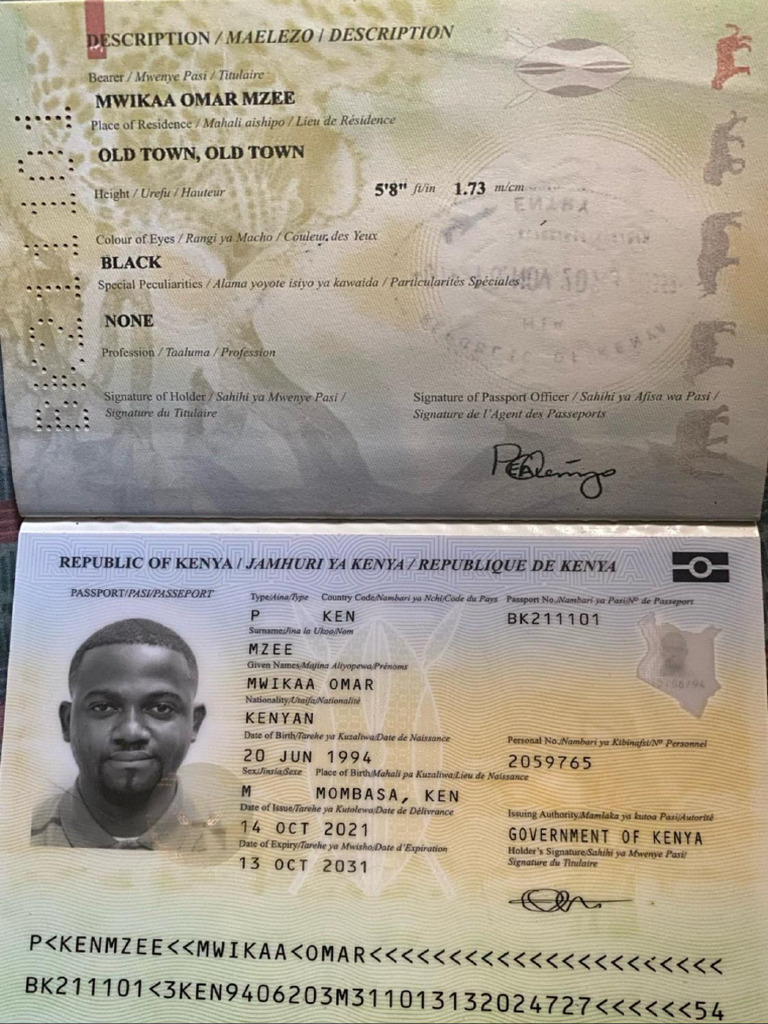Kenyan Passport ? | PDF