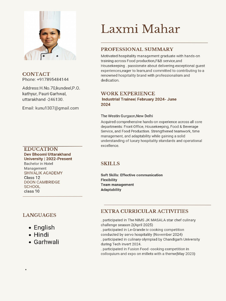 Laxmi Mahar Resume | PDF