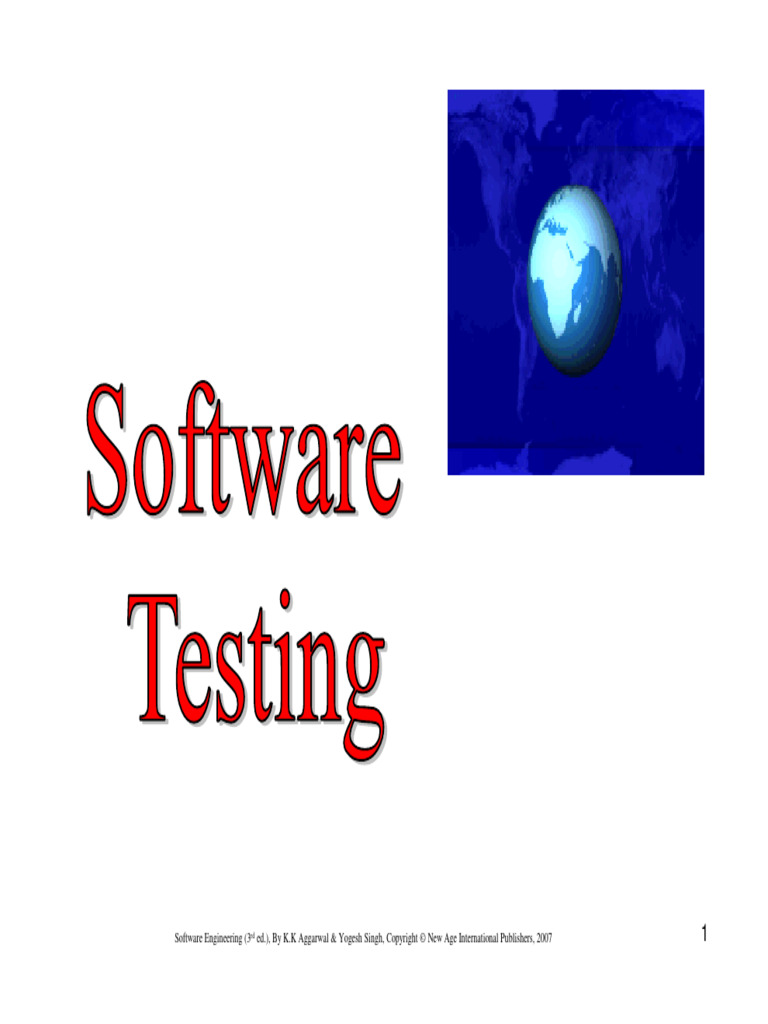 SE Unit-IV-B Software Testing | PDF | Software Testing | Software ...