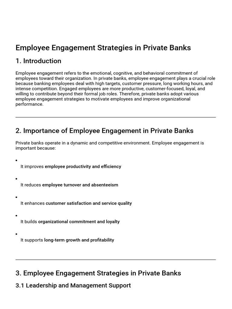 Employee Engagement | PDF | Employment | Job Satisfaction