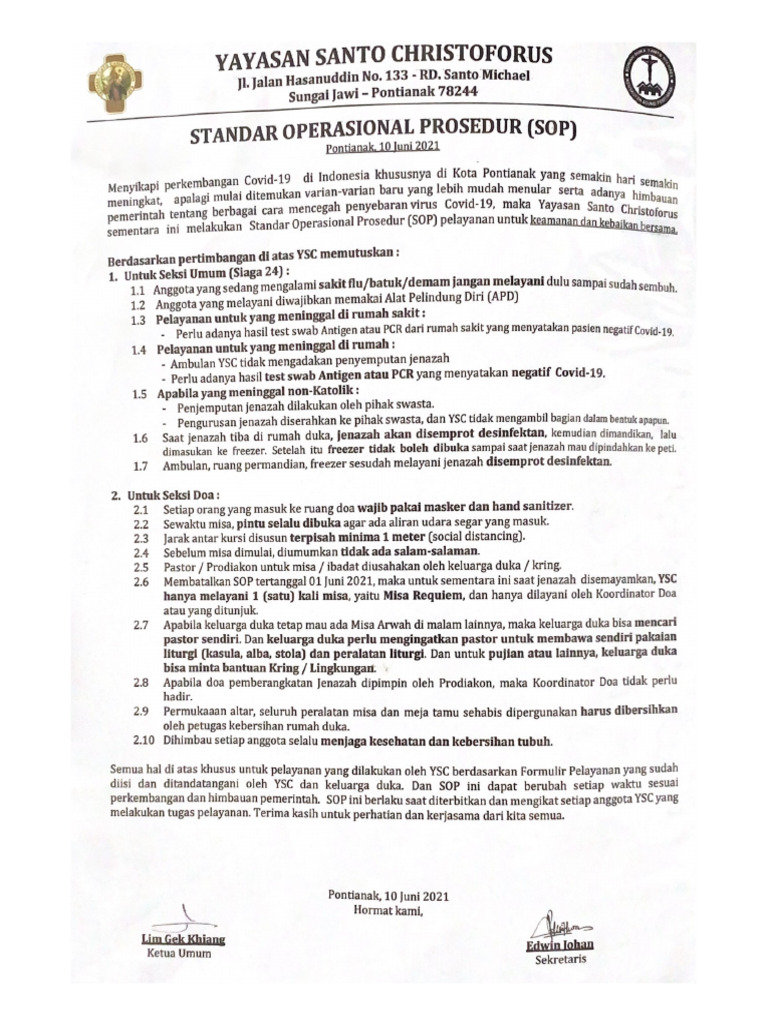 Informasi RD. St. Mikael & YSC | PDF