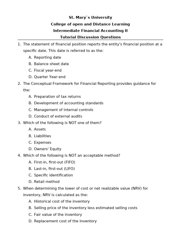 Intermediate Financial Accounting Ii Pdf Depreciation Debits And
