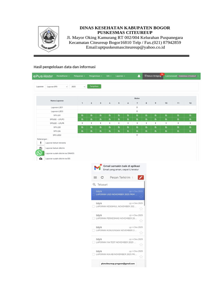 Salin k1.6.1.2 Alur Pengelolaan Data Dan Informasi | PDF