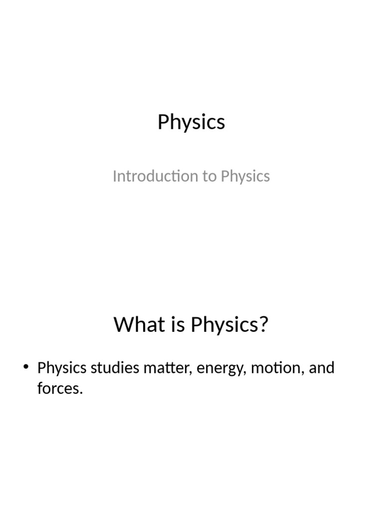 Physics | PDF