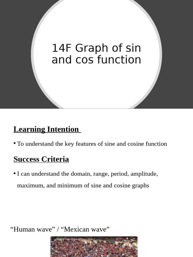 14F Graph of sin and cos function (1) | PDF