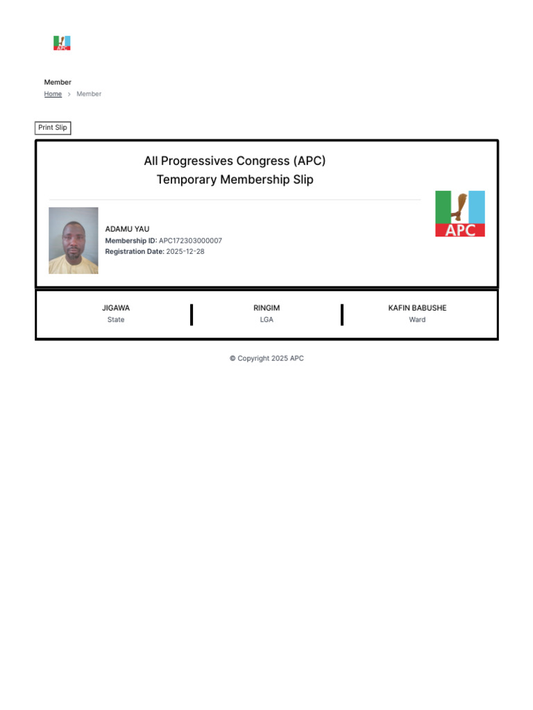 APC Registration Portal (4) | PDF