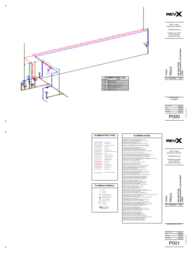 RevX - PROJX_PLUMBING_12-10-25 | PDF | Sanitation | Water