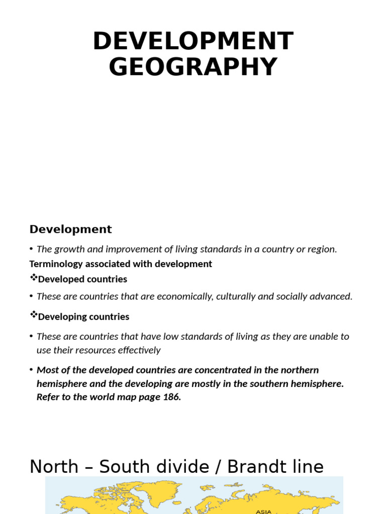 Development Geography Term 3 | PDF | Gross Domestic Product | Aids