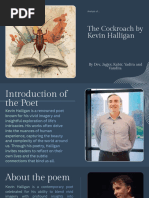Halligan's "The Cockroach": A Poetic Analysis | PDF | Metre (Poetry ...