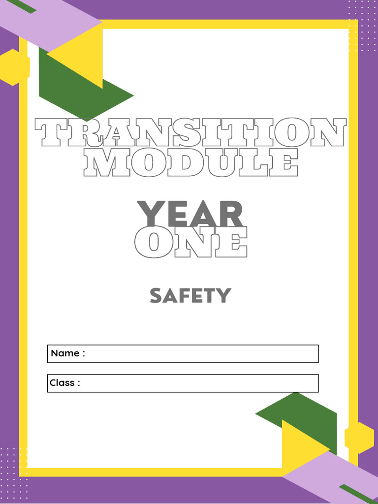 Year One Safety Transition Module | PDF