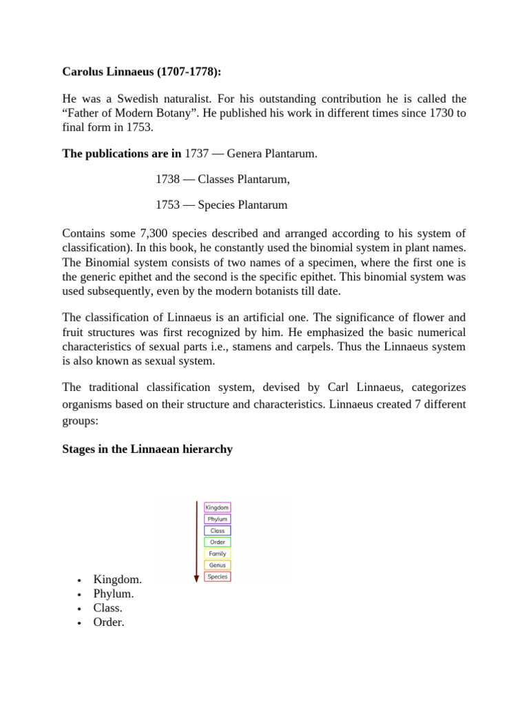 Bio Note 2 Classification | PDF | Taxonomy (Biology) | Biological ...