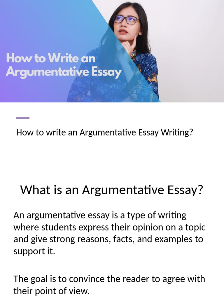 Argumentative Essay Grade7 | PDF