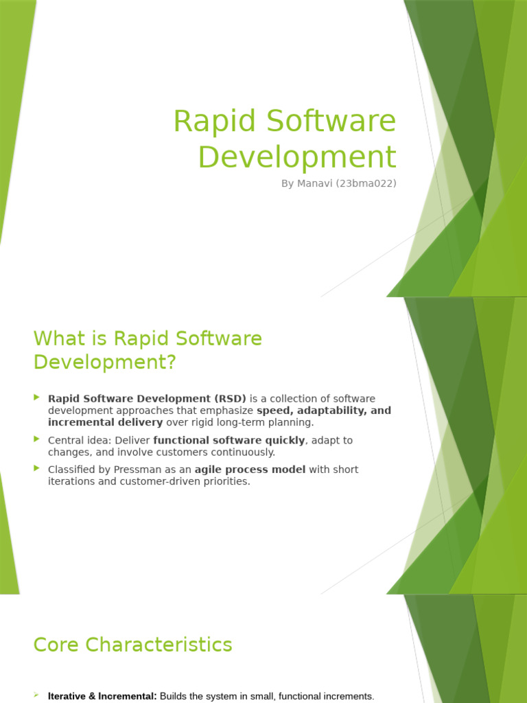 Understanding Rapid Software Development | PDF | Agile Software ...