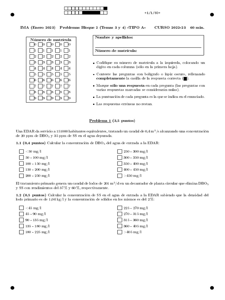 Examen IMA GITI Enero 2023_T3-T4_problemas | PDF | Metano | Tecnología ...