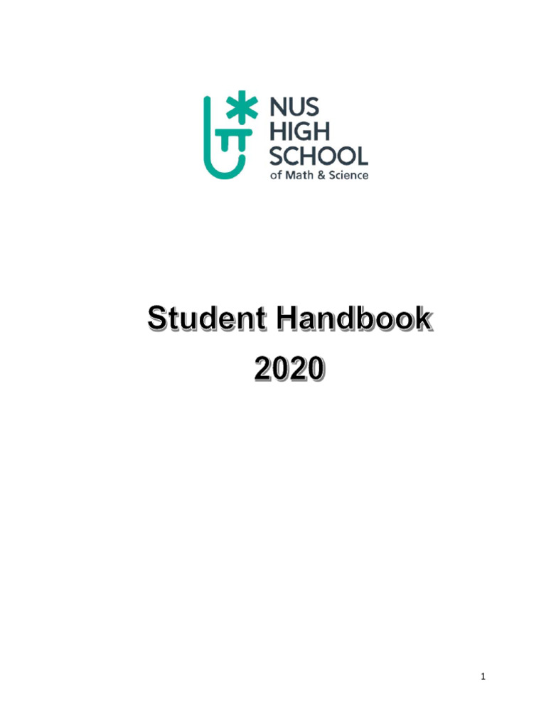 Student Handbook 2020 | PDF | Academic Dishonesty | Calculator