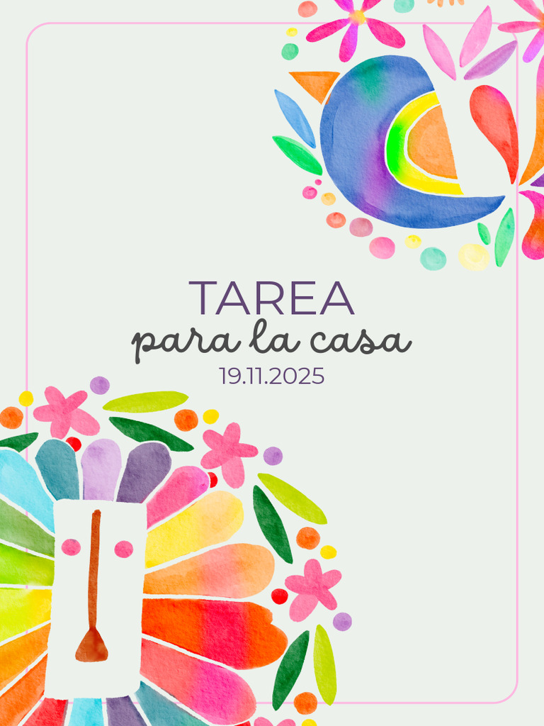 Tarea Para La Casa 19.11.2025 | PDF