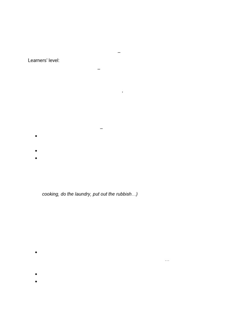 Lesson Outline | PDF | Vocabulary | Learning