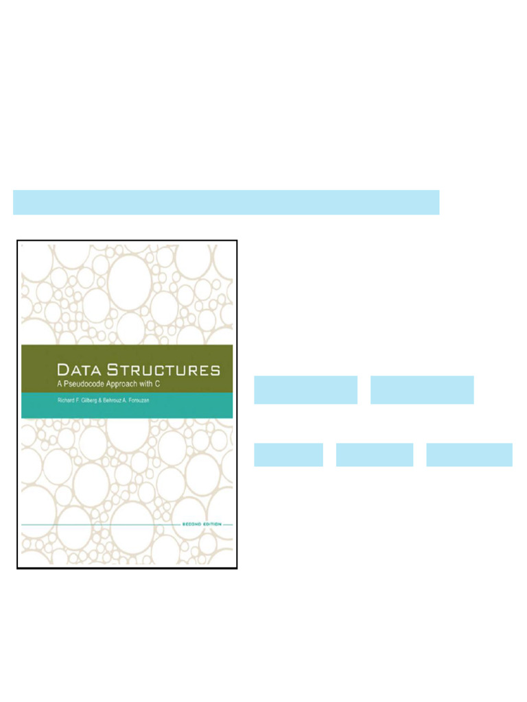 Data Structures A Pseudocode Approach with C 2nd Edition Richard F. Gilberg pdf version | PDF ...